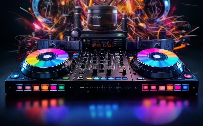 Light Up Your Event with a Rainbow Colored Circle on this DJ Mixer ...