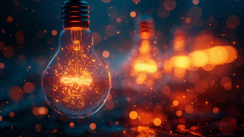 Light Up Your World with Our Energy-efficient Light Bulbs Stock ...