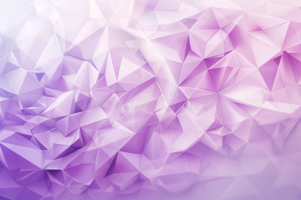 Light Violet Low Poly Background with Triangles. Stock Illustration ...