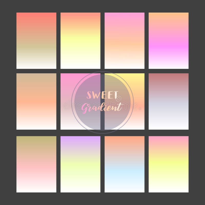 Light Violet,pink,yellow and Orange Gradient Background Stock Vector ...