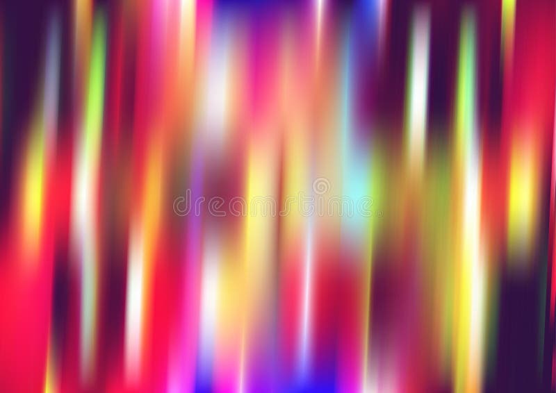 Light Visual Effect Lighting Multicolor Background Vector Illustration ...