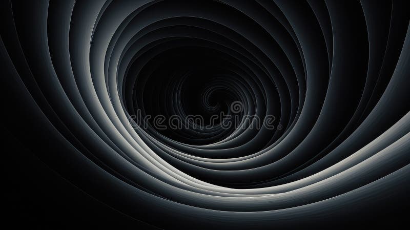 Light Void Gravity Abstract Stock Illustration - Illustration of ...