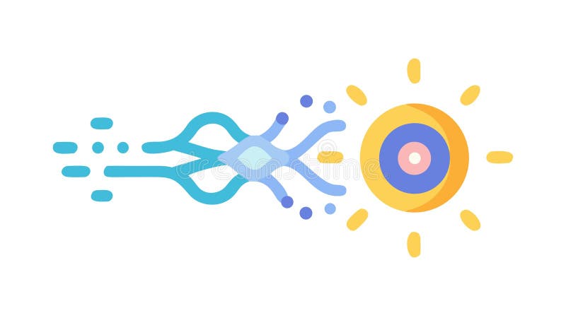 Light Vortex: Energy Tunnel Quantum Physics, Vector Design Generative ...