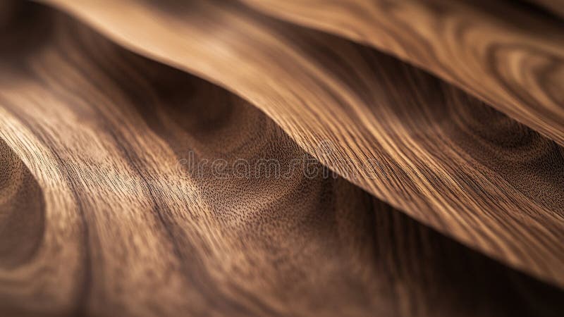 Light Walnut with a Clean Surface and Gentle, Flowing Grain Structure ...