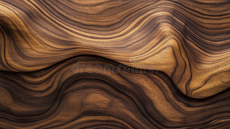 Light Walnut Wood Grain with a Smooth Surface and Gentle, Flowing ...