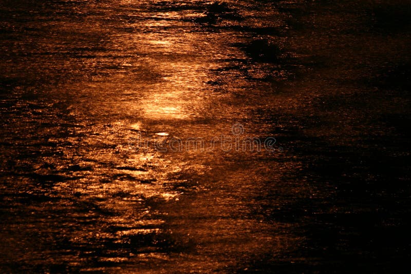 Light on Water stock image. Image of water, gold, shine - 483427