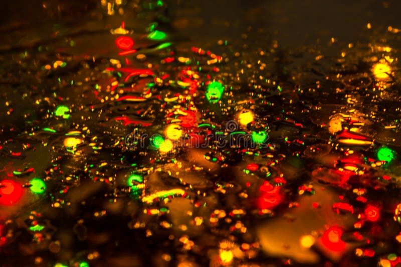 Light and Water Drops. Background. Stock Image - Image of abstract ...