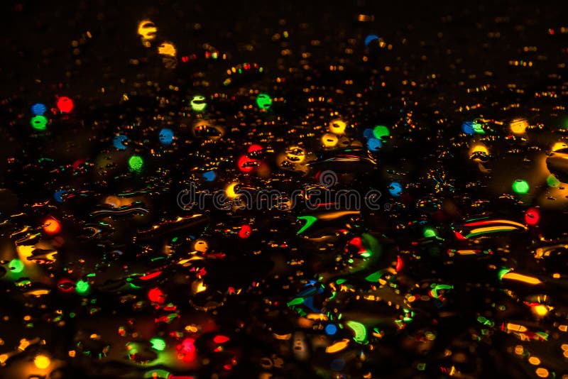 Light and Water Drops. Background. Stock Image - Image of drops, fluid ...
