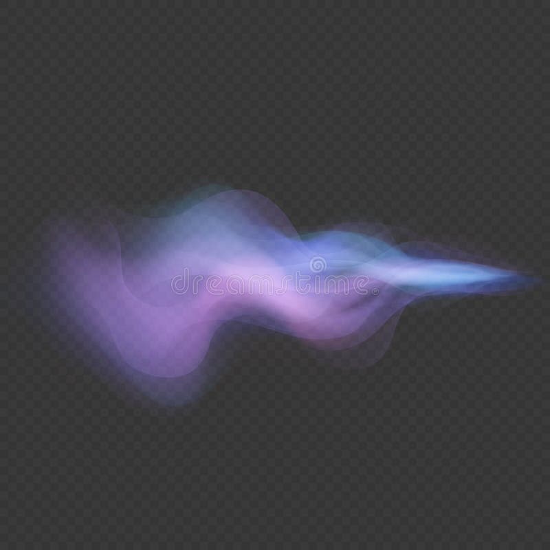 Light Wave Neon Swirl Overlay Flare Trace Effect Isolated on ...