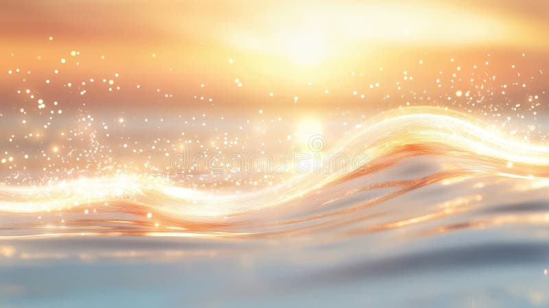 Light Wave Sea and Sand Beach Relaxing Holiday Retrea. Stock Image ...