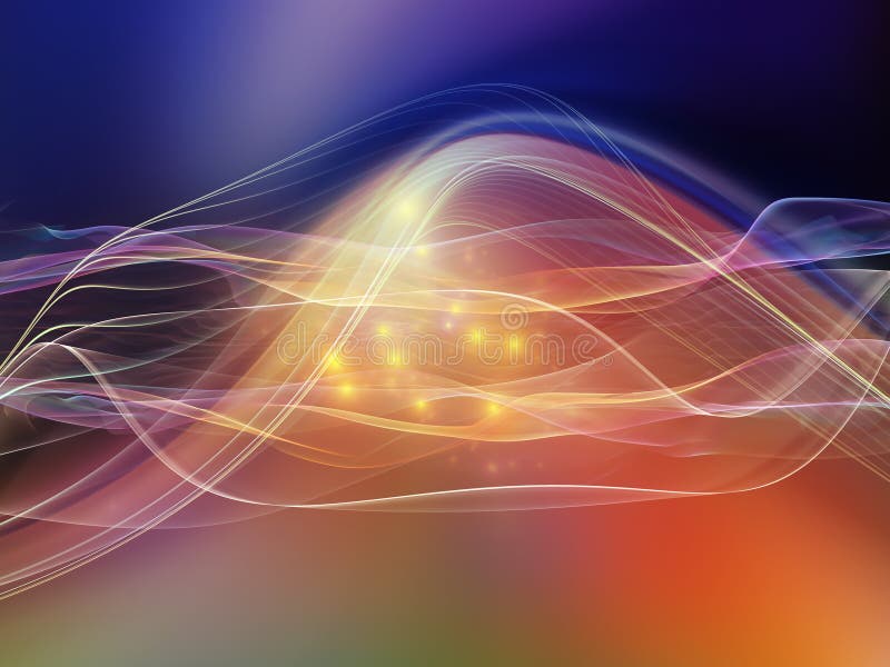 Light in Motion stock illustration. Illustration of wave - 212526965