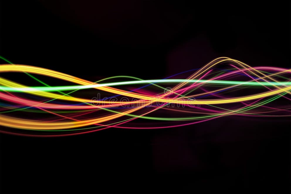 Light waves stock photo. Image of black, abstract, sine - 17258932