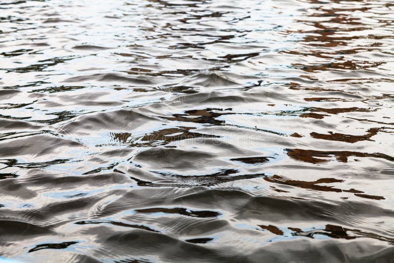 Light Waves on Surface on Water Stock Photo - Image of dimple, ruffle ...