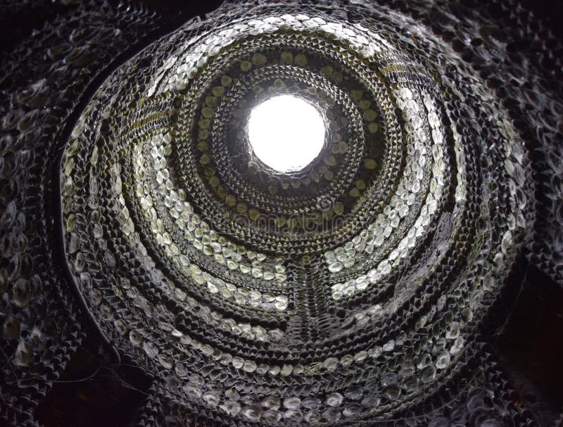 Light Well in the Shell Grotto Margate Stock Photo - Image of ...