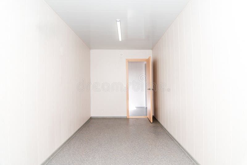 Light White Empty Office Room with Bright Lighting Stock Photo - Image ...