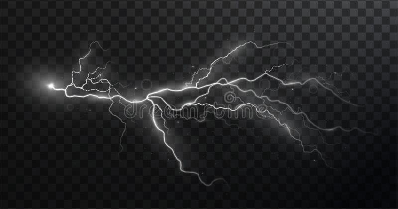 Light White Isolated Vector Lightning Png. Magic Light Abstract Lines ...