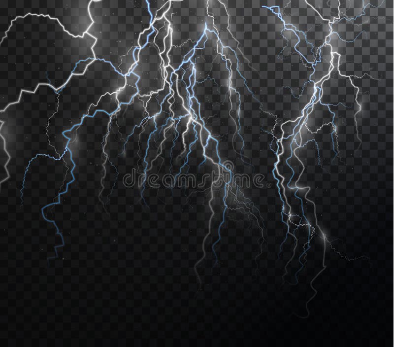 Light White Isolated Vector Lightning Png. Magic Light Abstract Lines ...