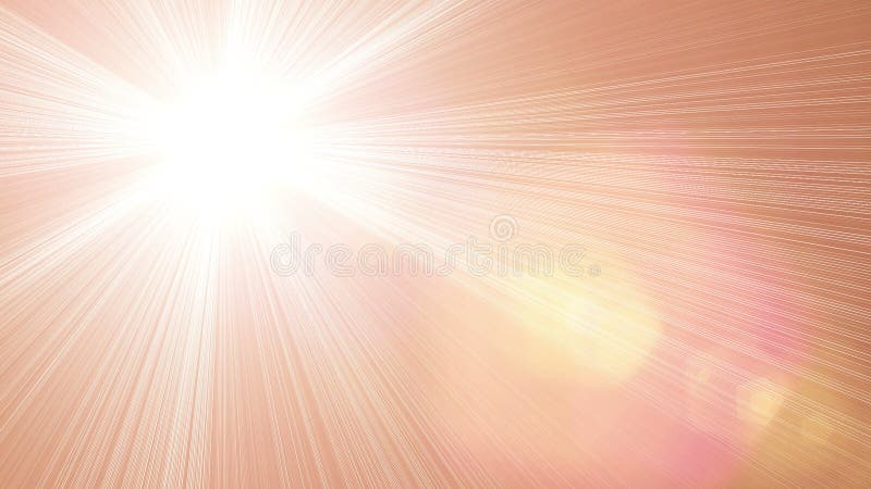 Sun Rays Animation Loop Left Corner Stock Footage - Video of left ...