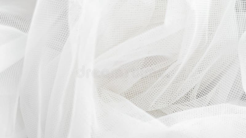 Light White Tulle Fabric Texture Background Soft Elegant Visual Design ...