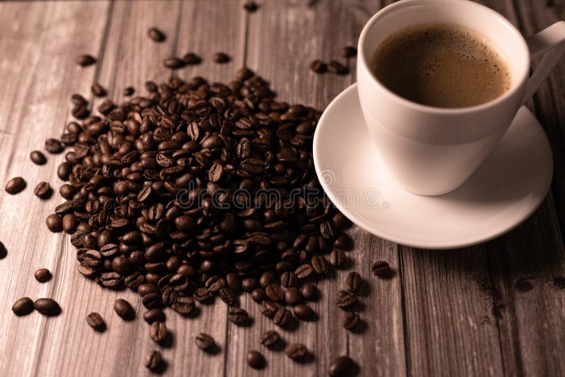 Light Window Coffee Beans Spilled Table Stock Photos - Free & Royalty ...