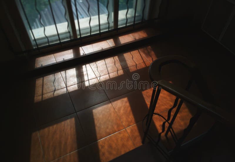 Light through Window with Dramatic Shadows Stock Photo - Image of ...