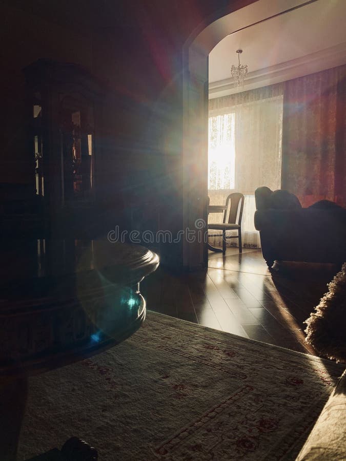 Light through the Window in the Hall Stock Image - Image of empty ...