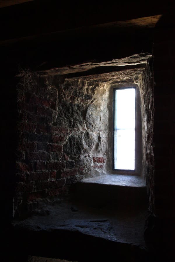 A Ray of Light from Ancient Window Stock Image - Image of window ...