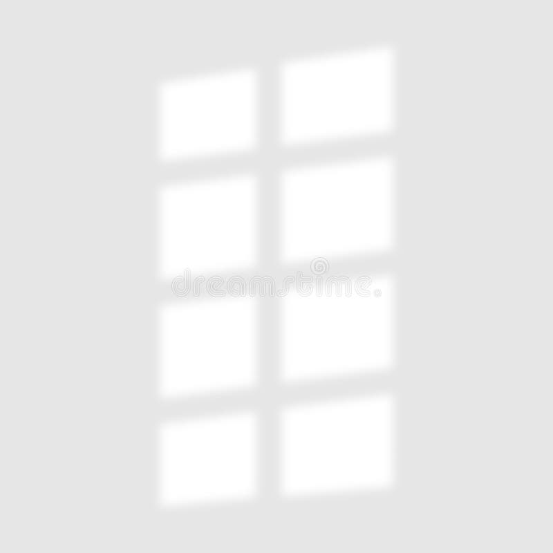 Light from a Window on a White Wall. Vector Illustration Stock Vector ...