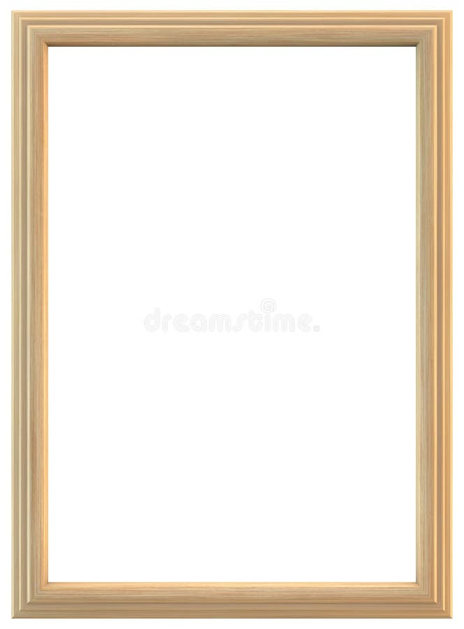 Light wooden frame stock photo. Image of classic, simple - 60297688
