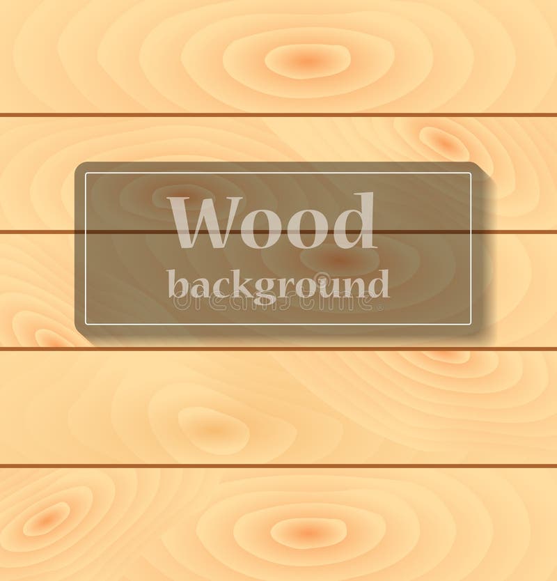Light Wooden Horizontal Background Stock Illustration - Illustration of ...
