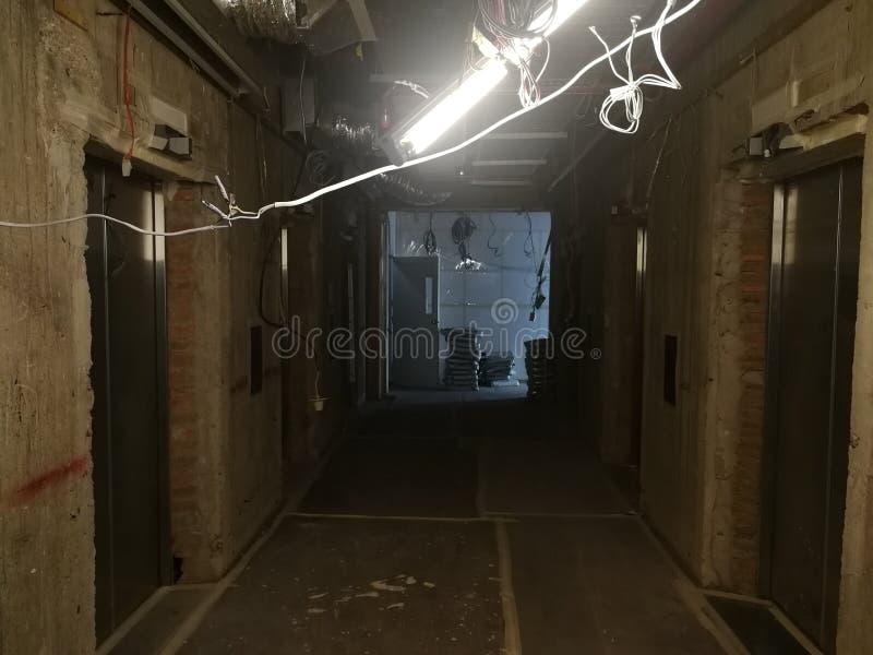 Light Working Site Construction Stock Image - Image of light, lift ...