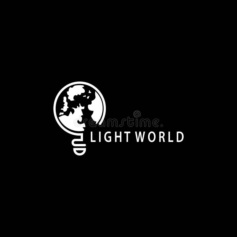 Light world logo template stock vector. Illustration of drawing - 201222891
