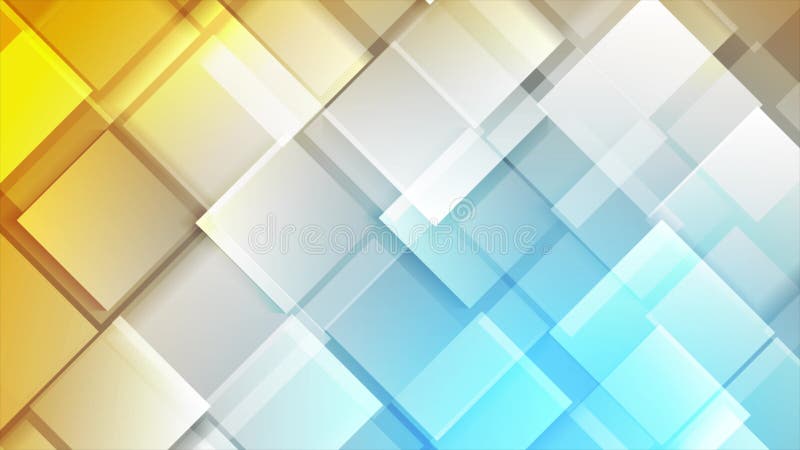 Light Yellow and Blue Glossy Squares Abstract Tech Motion Background ... Light Yellow and Blue Glossy Squares Abstract Tech Motion Background ...