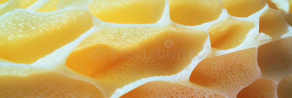 Light Yellow Cone Wafer Texture Featuring Random Fine Triangles and ...