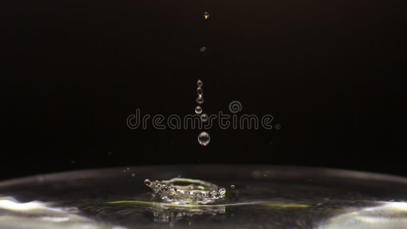 Light Yellow Drop Falling Motion Stock Image - Image of splash, water ...