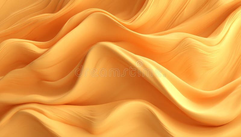 Light Yellow Fluid Waves Background, Abstract Soft Gradient Flowing ...