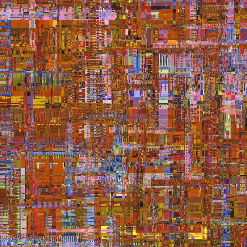 Orange Glitch Background stock vector. Illustration of modern - 85981216