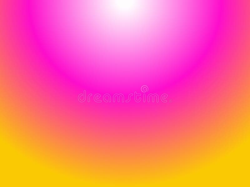 Light Yellow Orange Pink and White Gradients Color Stock Illustration ...