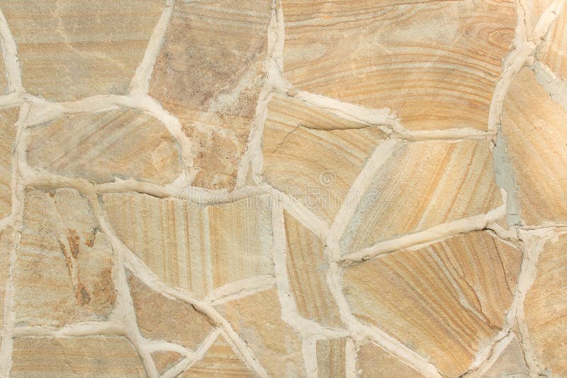 Light Yellow Stone Tile Abstract Pattern Rock Surface Grunge Texture ...
