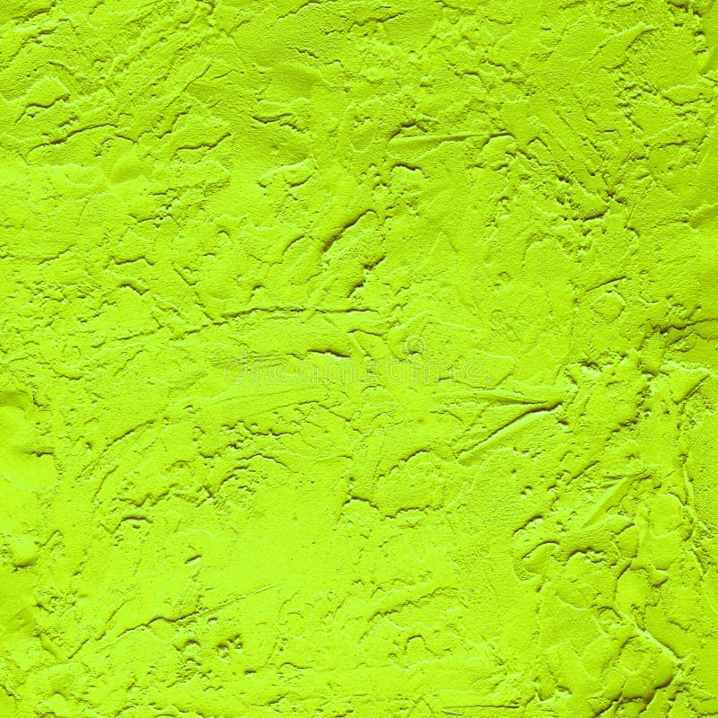 The Light Yellow Wall Texture Covered with Decorative Plaster ...