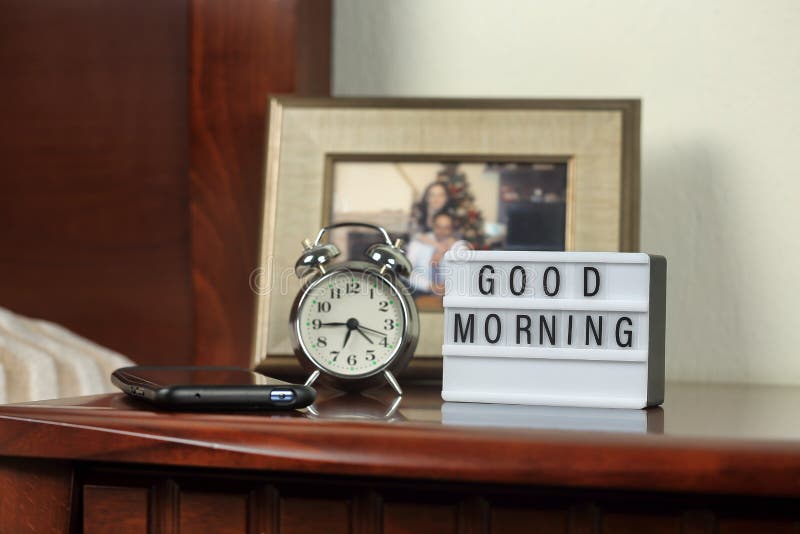 Good morning stock photo. Image of aged, good, paper - 89135200