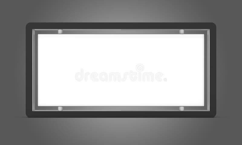 Lightbox on Gradient Gray Background Stock Illustration - Illustration ...