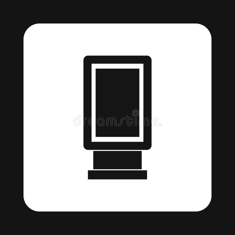Ad Lightbox Icon Color Outline Vector Stock Vector - Illustration of ...