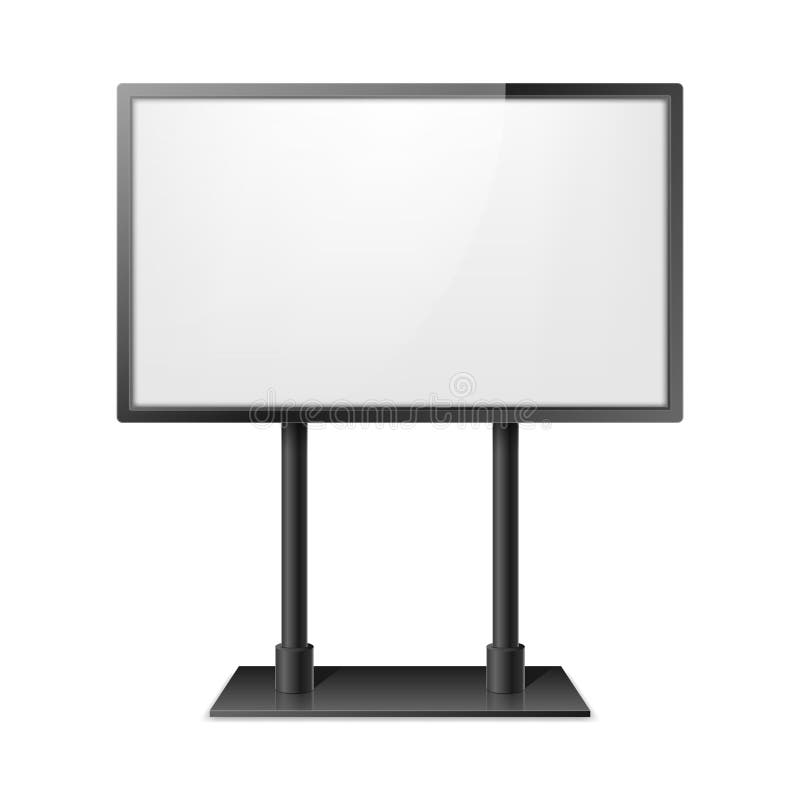 Lightbox Layout. Signboard for Advertising. Realistic City Format ...