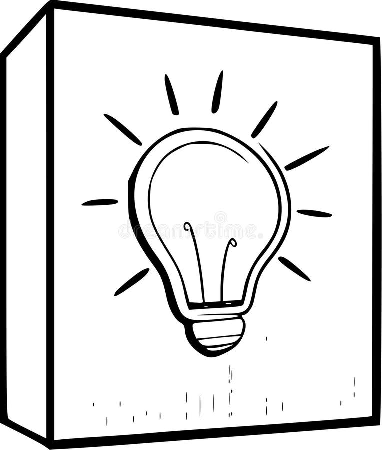 Lightbox - Minimalist and Flat Logo - Vector Illustration Stock ...