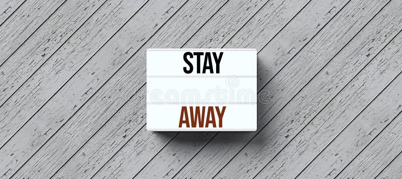 Stay Away Stock Illustrations – 914 Stay Away Stock Illustrations ...