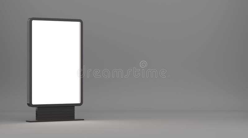 Lightboxes on Gray Studio Background Stock Illustration - Illustration ...