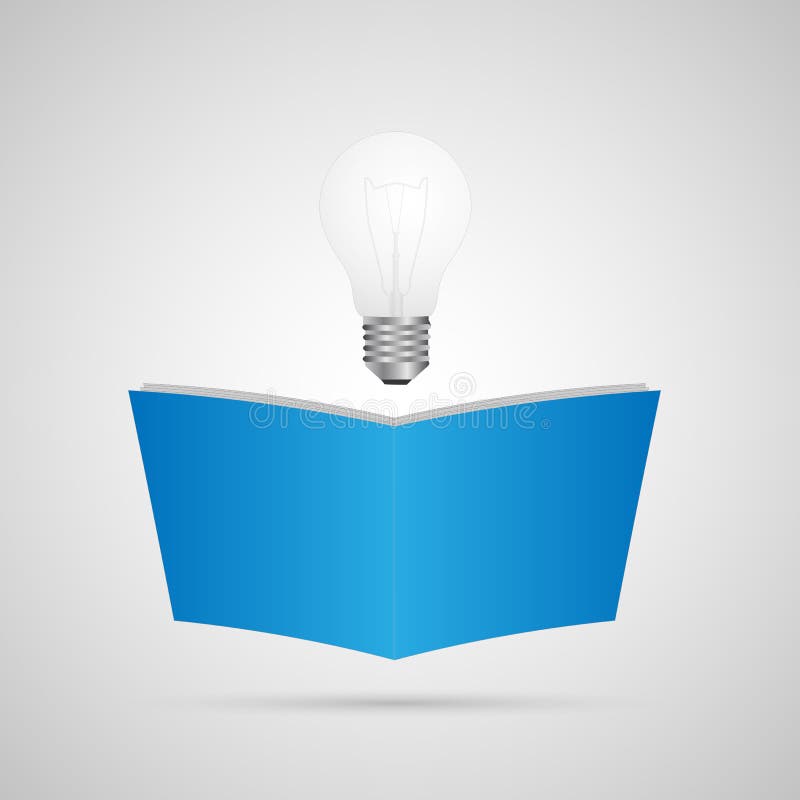 Lightbulb Book Illustration Stock Vector - Illustration of ... Lightbulb Book Illustration Stock Vector - Illustration of ...