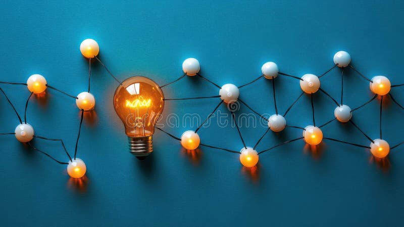 Lightbulb Connects Nodes To Illuminate Network and Artificial ...