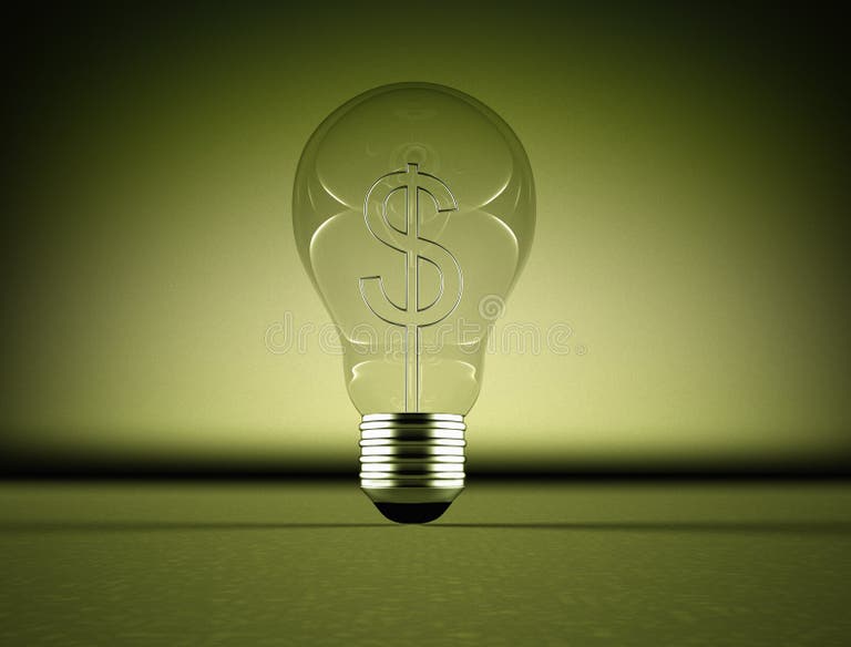 Lightbulb Dollar Sign Stock Illustrations – 2,195 Lightbulb Dollar Sign ...